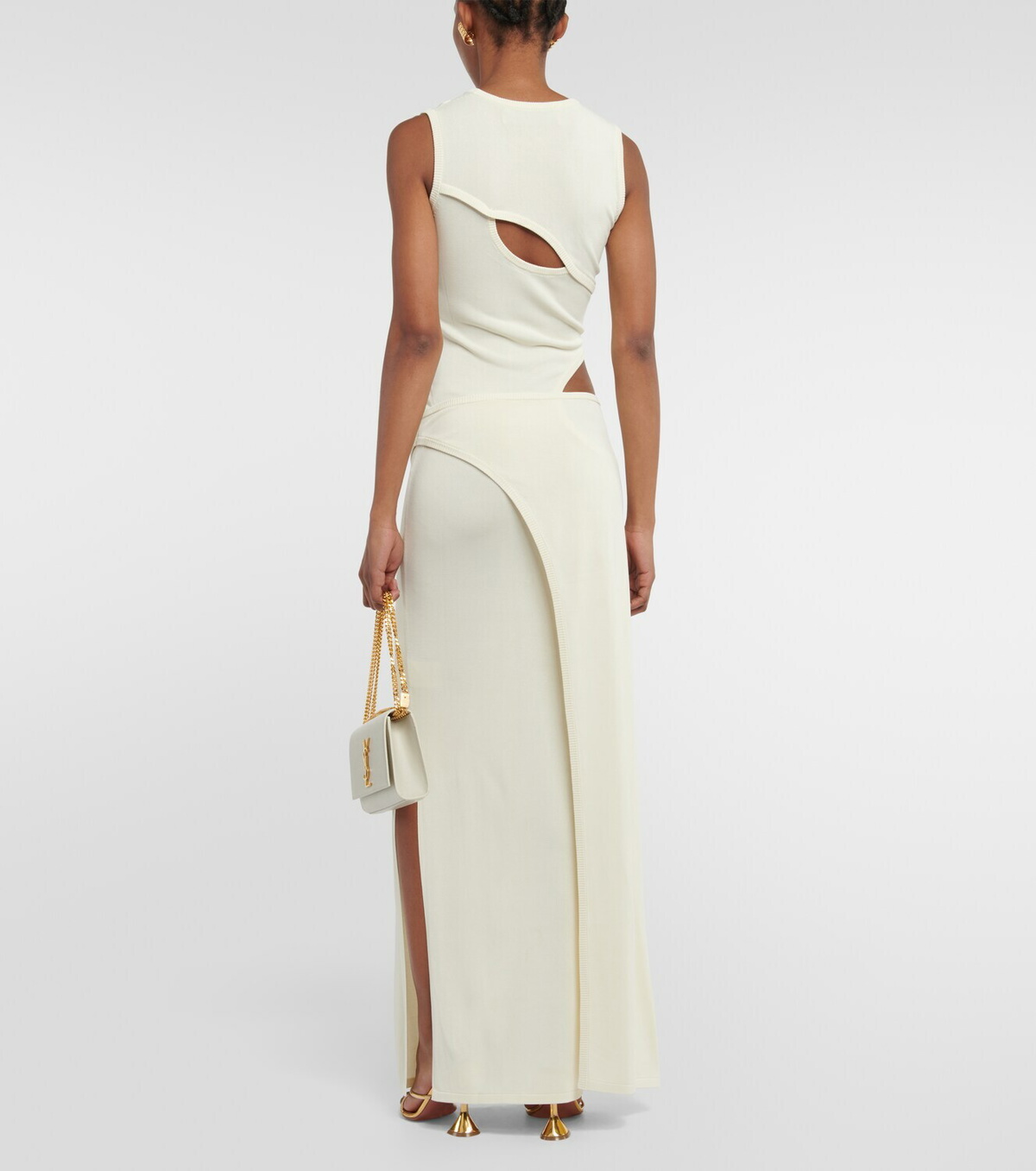 Aya Muse - Marmo cutout knit maxi dress Aya Muse