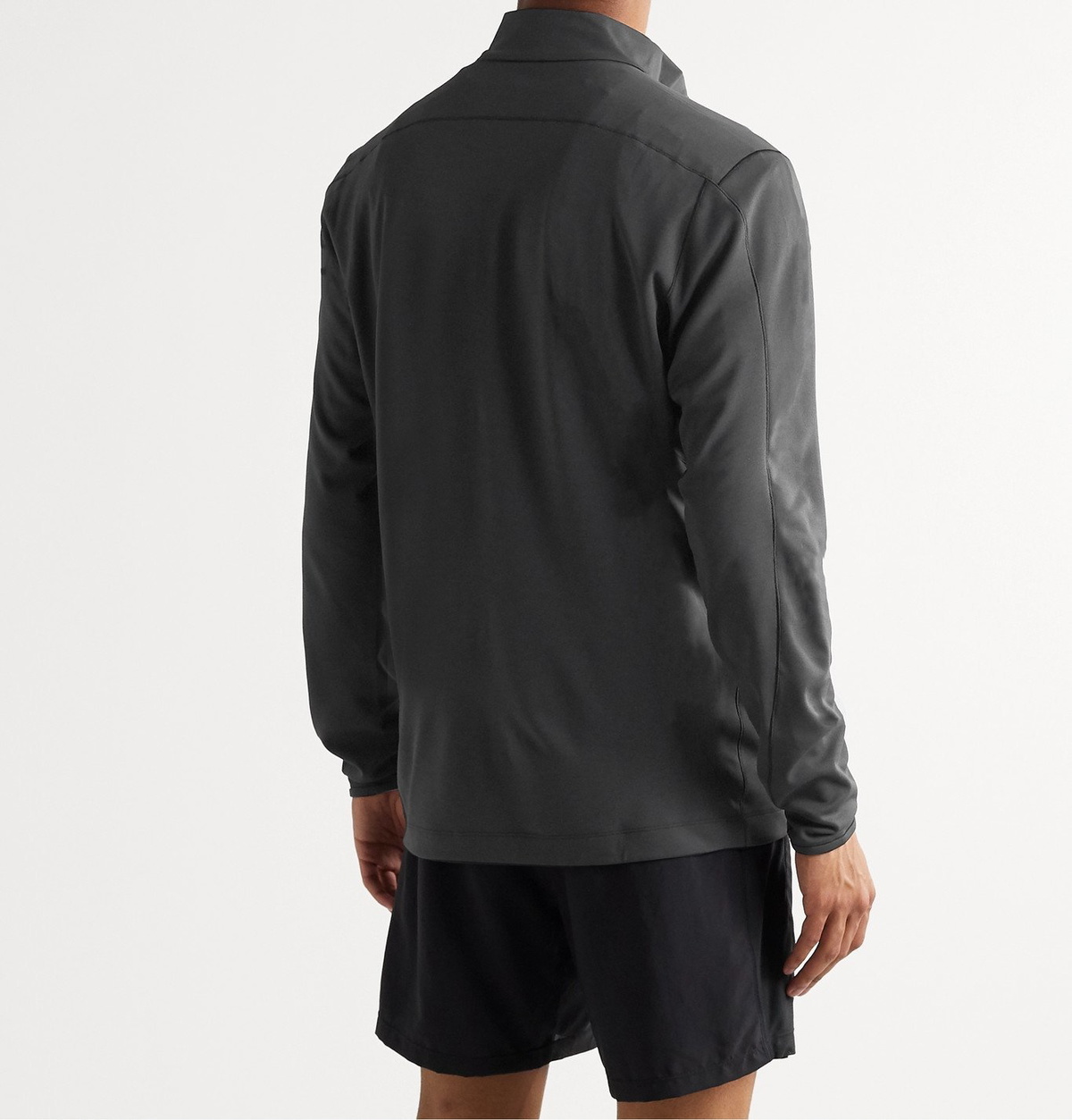 Arc'teryx - Motus Slim-Fit Phasic AR II Half-Zip Base Layer - Black Arc ...
