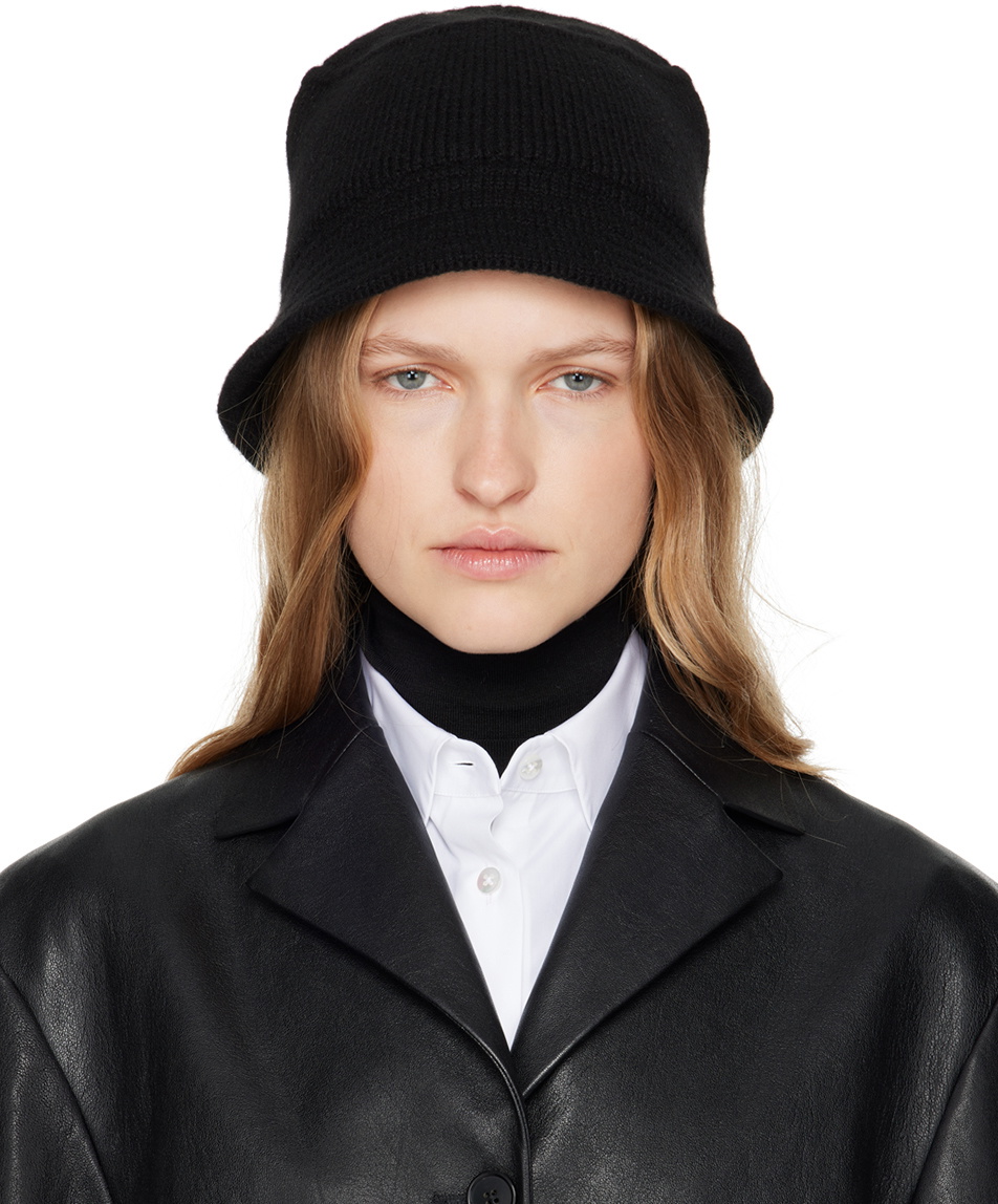 The Row Black Burke Bucket Hat The Row