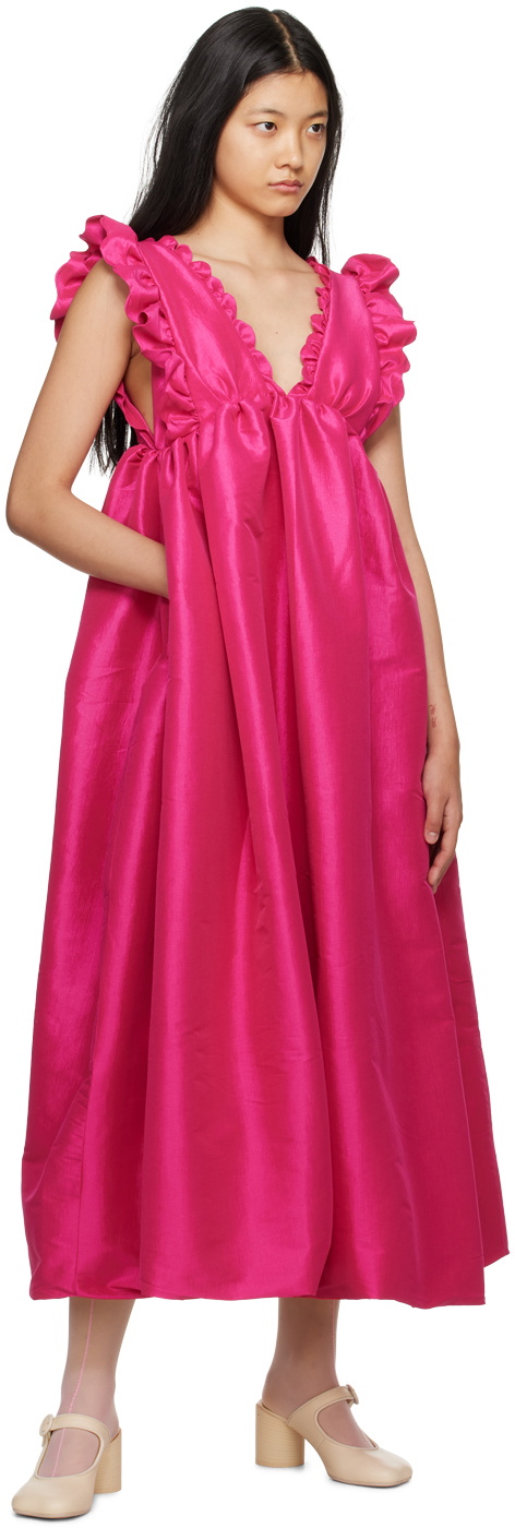 Kika Vargas Pink Tatiana Maxi Dress Kika Vargas