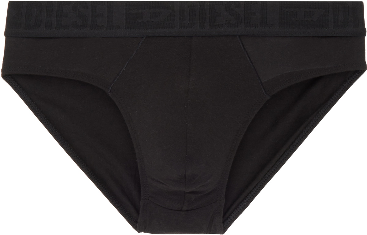 Diesel Three-Pack Black Roy-D-Mono Briefs Diesel