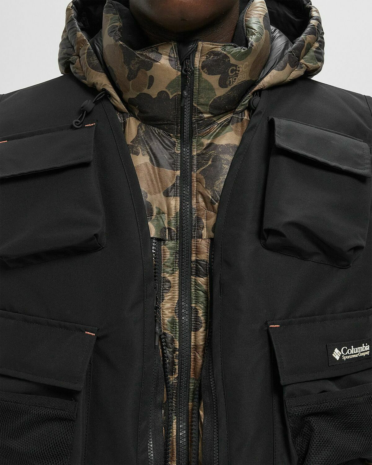 Columbia CSC1938 Dually Mountain black/brown Mens Down & Puffer Jacket ...