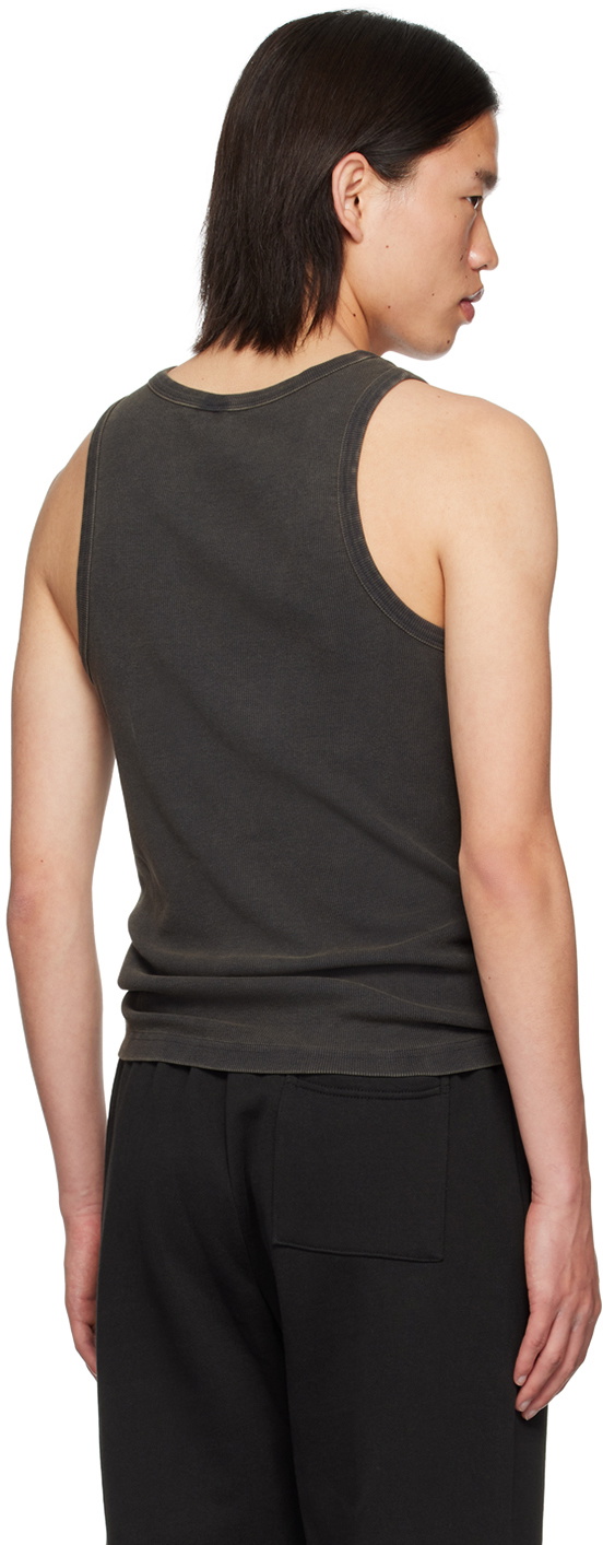 Entire Studios Black Rib Tank Top Entire Studios