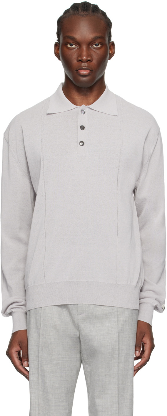 Recto Gray RC Patch Polo Recto