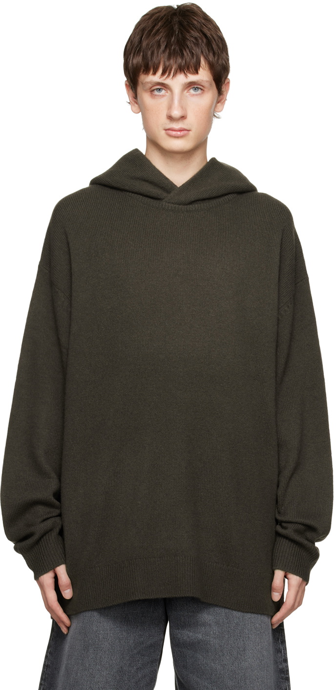 Acne Studios Brown Hooded Sweater Acne Studios