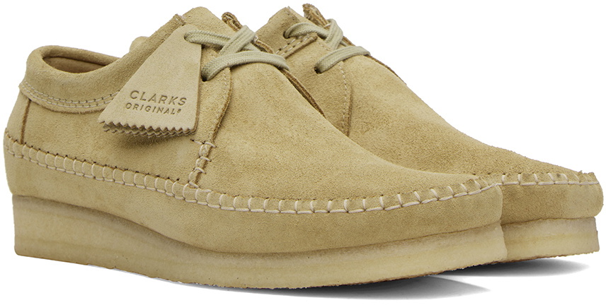 Clarks Originals Beige Weaver Derbys Clarks Originals