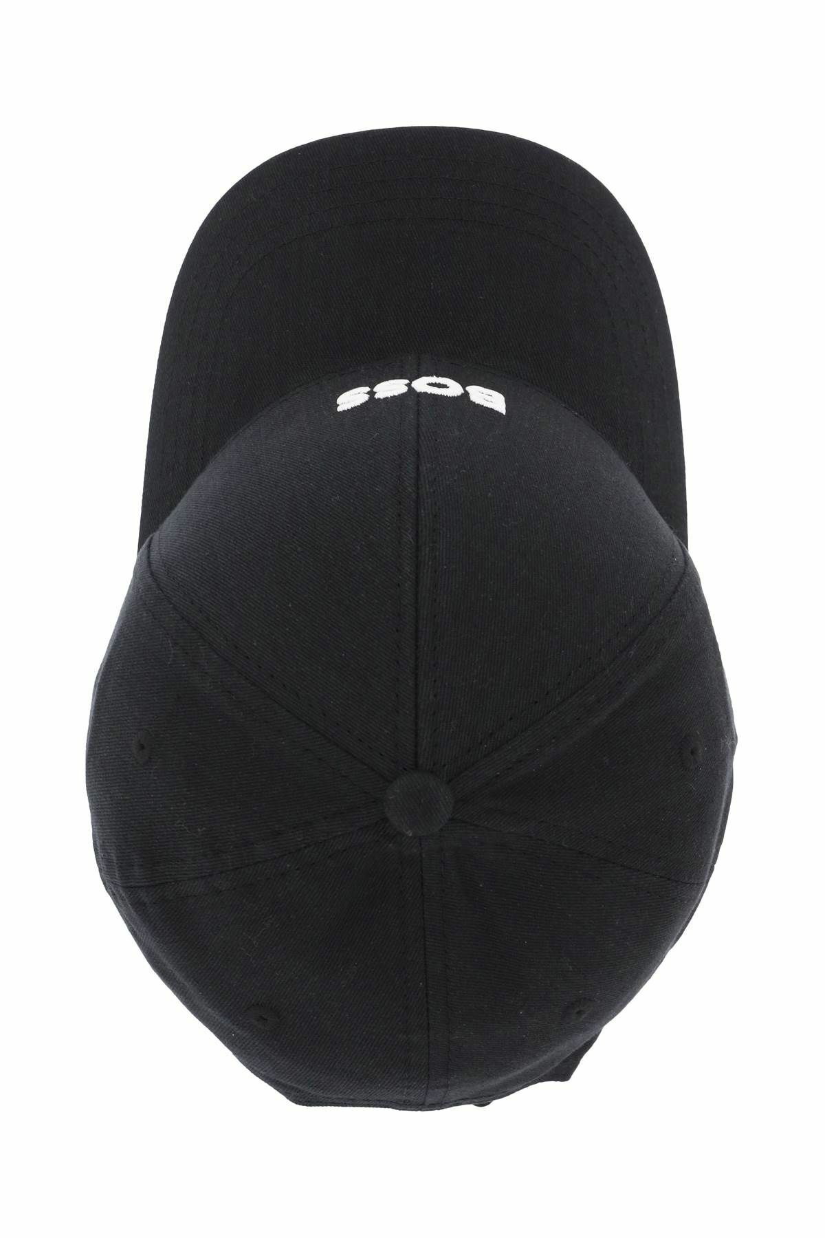 BOSS baseball cap with embroidered logo Black BOSS