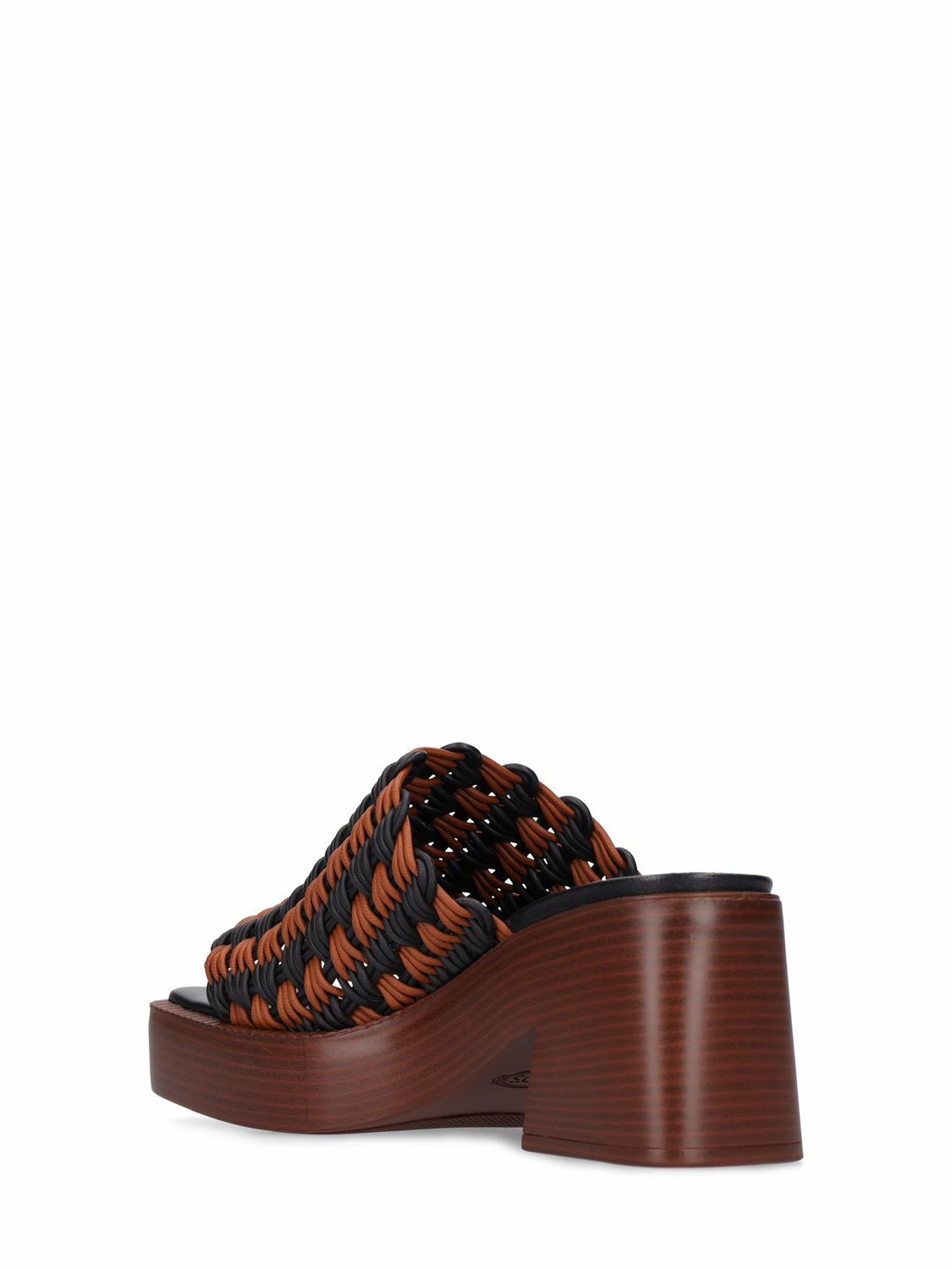 TOD'S - 75mm Faux Leather Sandals Tod's