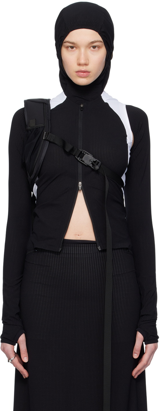 JOHANNA PARV Black Small Soft Leather Action Bag