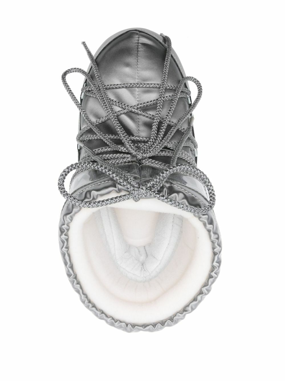 Moon Boot Grey Icon Low Glace Satin Boots Moon Boot