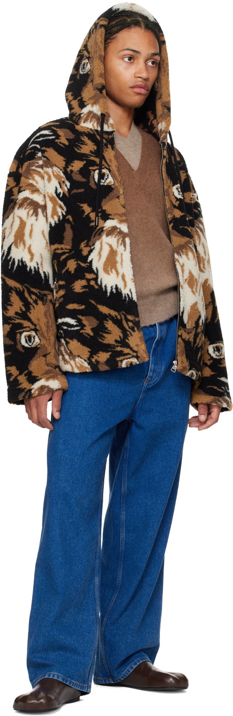 JW Anderson Brown Gradient Sweater JW Anderson