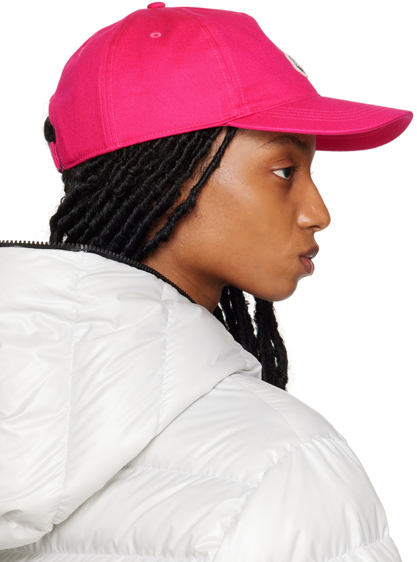Moncler Pink Patch Cap Moncler
