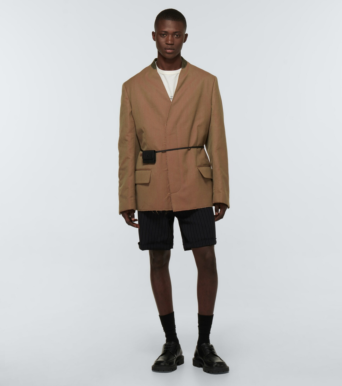 Maison Margiela - Wool and cotton shorts Maison Margiela