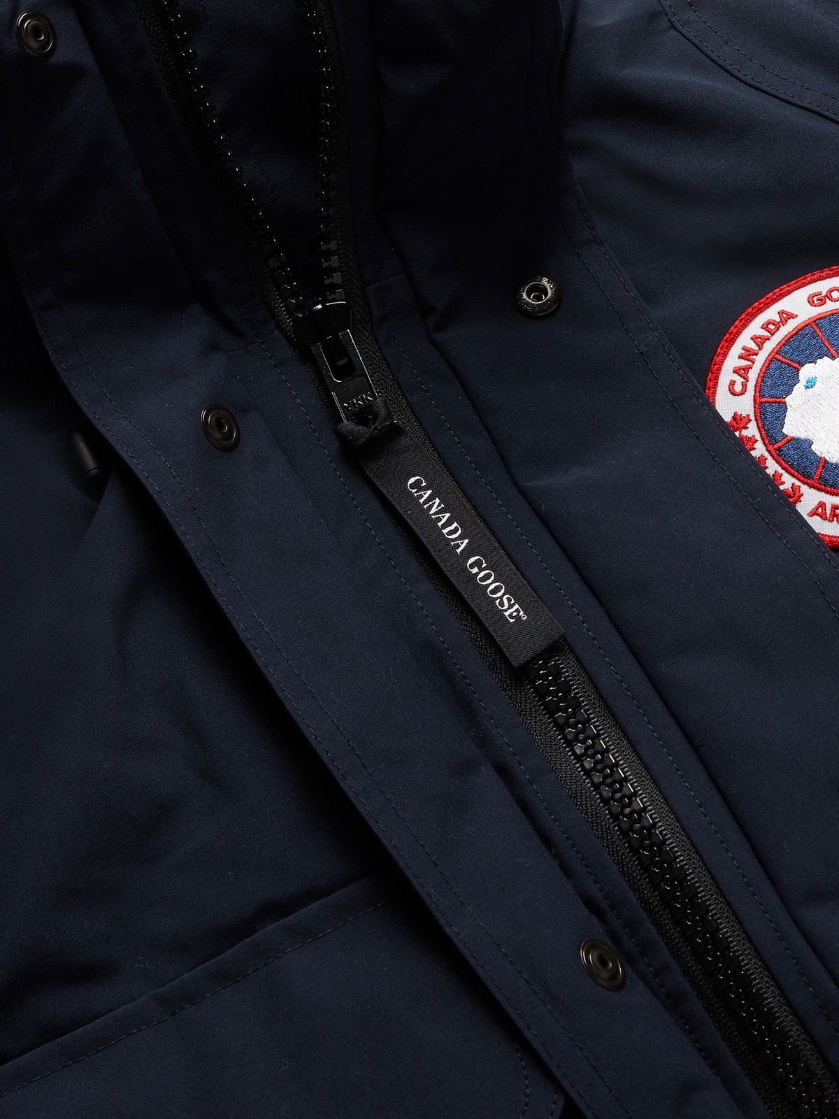 CANADA GOOSE - Science Research Arctic Tech Hooded Down Parka - Blue ...