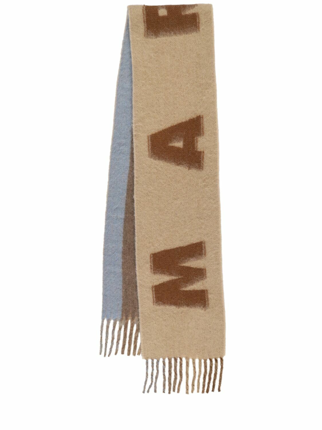 MARNI Wool Blend Logo Scarf Marni
