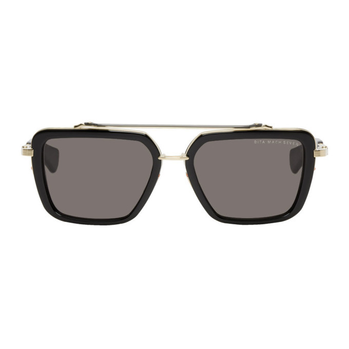 Dita Black Mach-Seven Sunglasses Dita