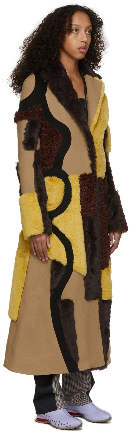 Kiko Kostadinov Multicolor Marr Patchwork Coat Kiko Kostadinov