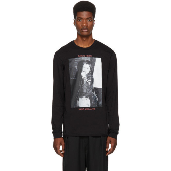 Yang Li Black Hero Long Sleeve T-Shirt Yang Li