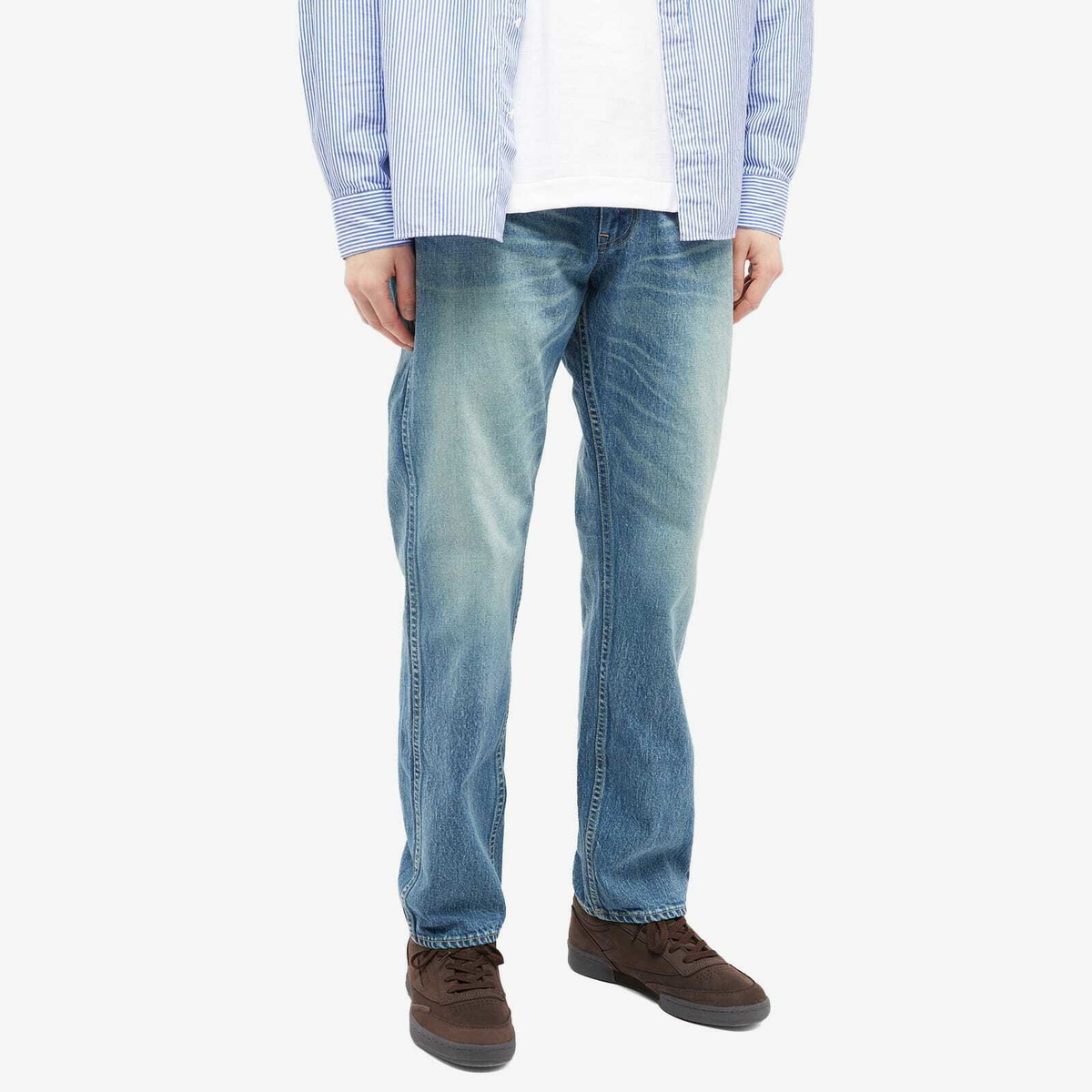 Human Made Men's Slim Denim Jean in Indigo Human Made