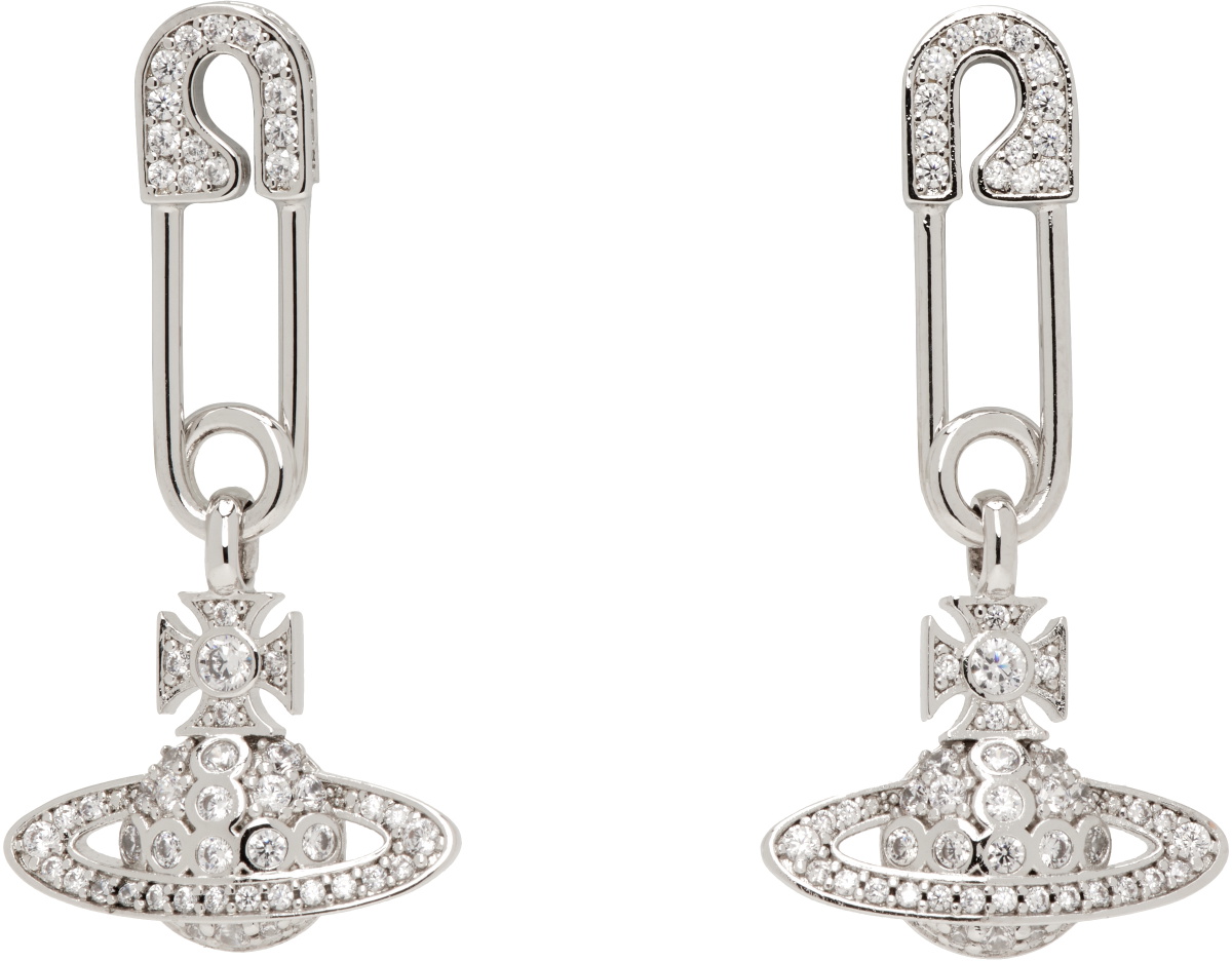 Vivienne Westwood Silver Lucrece Earrings Vivienne Westwood