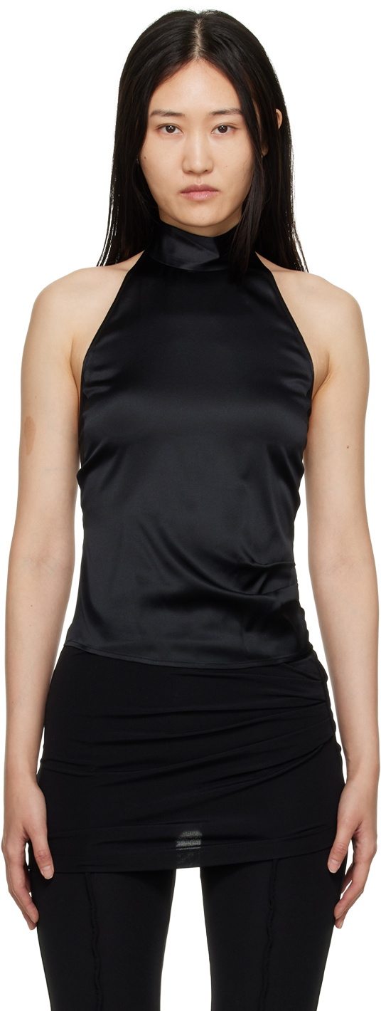 Helmut Lang Black Mknk Tank Top Helmut Lang