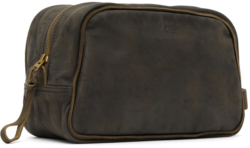 RRL Brown Travel Pouch RRL
