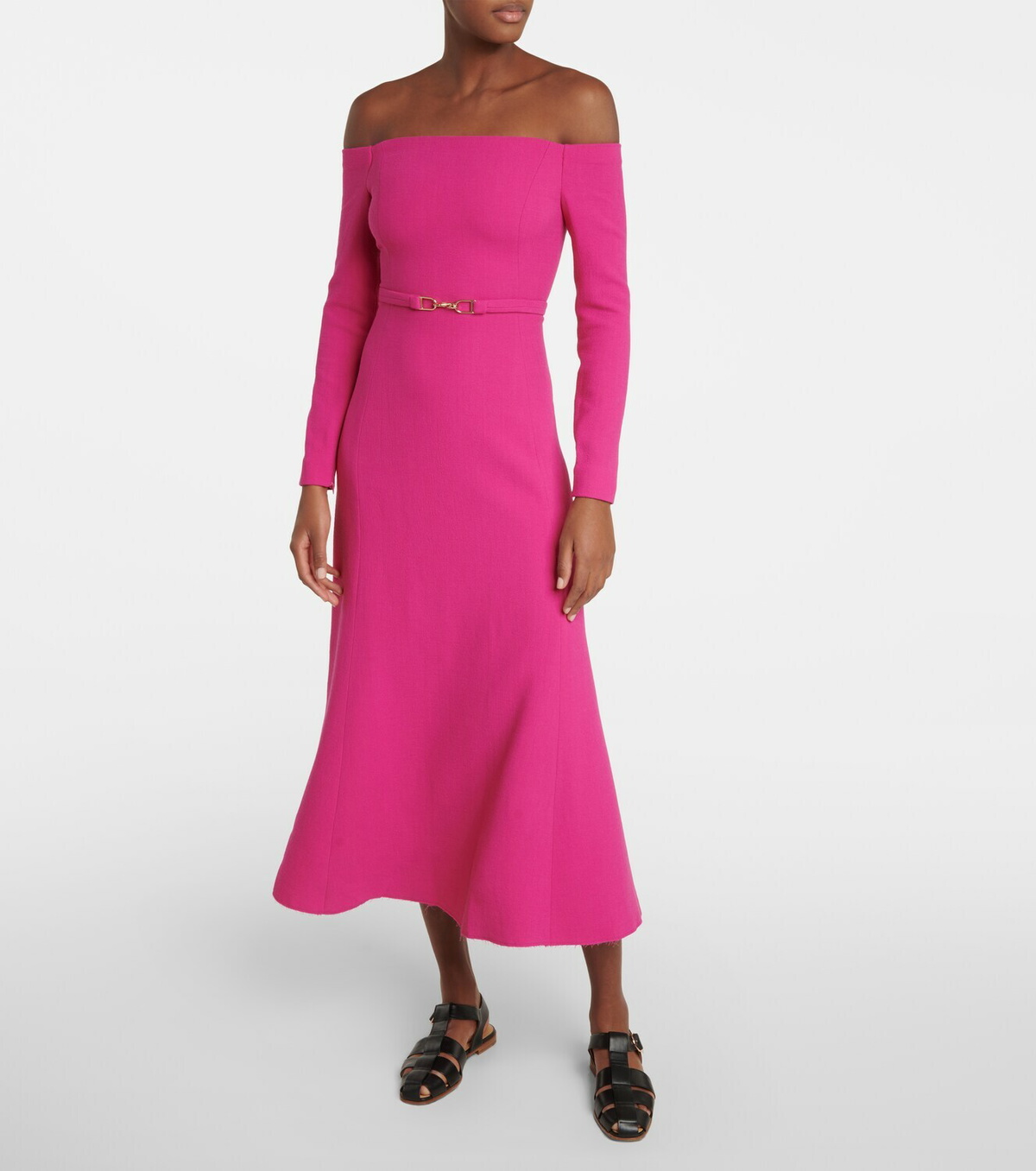 Gabriela Hearst - Carole off-shoulder wool gown Gabriela Hearst