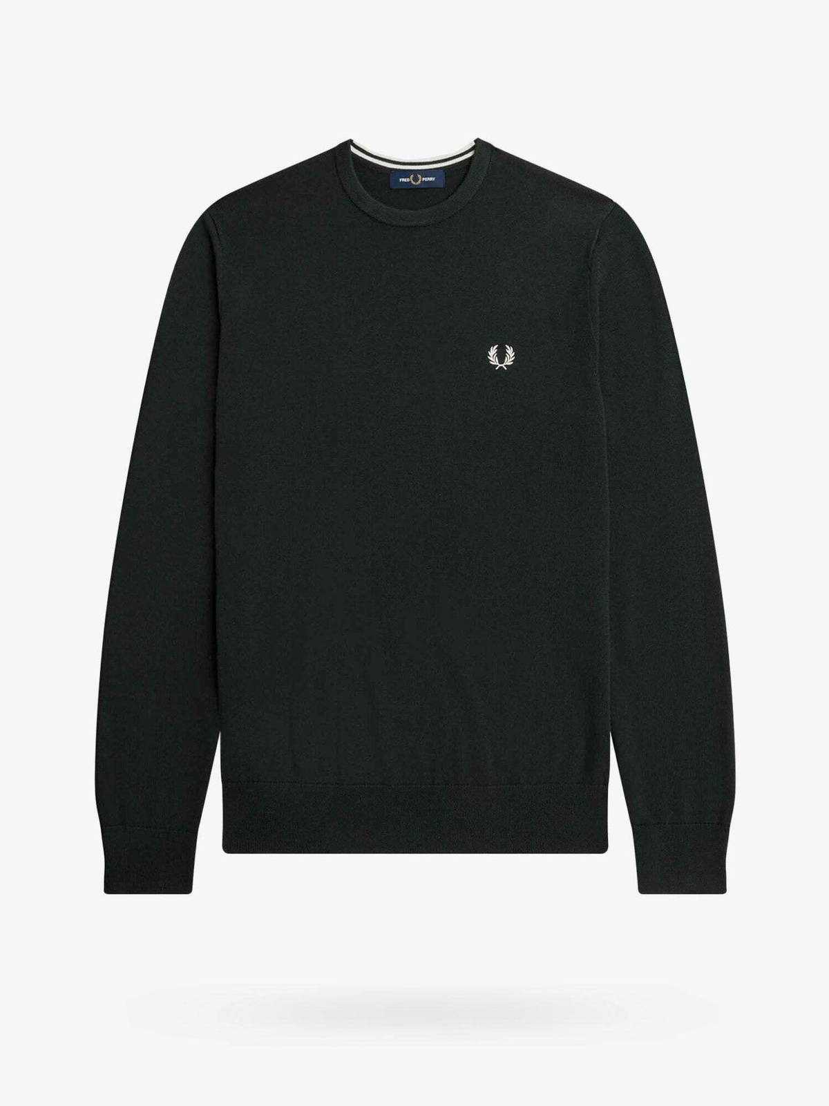 Fred Perry Sweater Green Mens Fred Perry