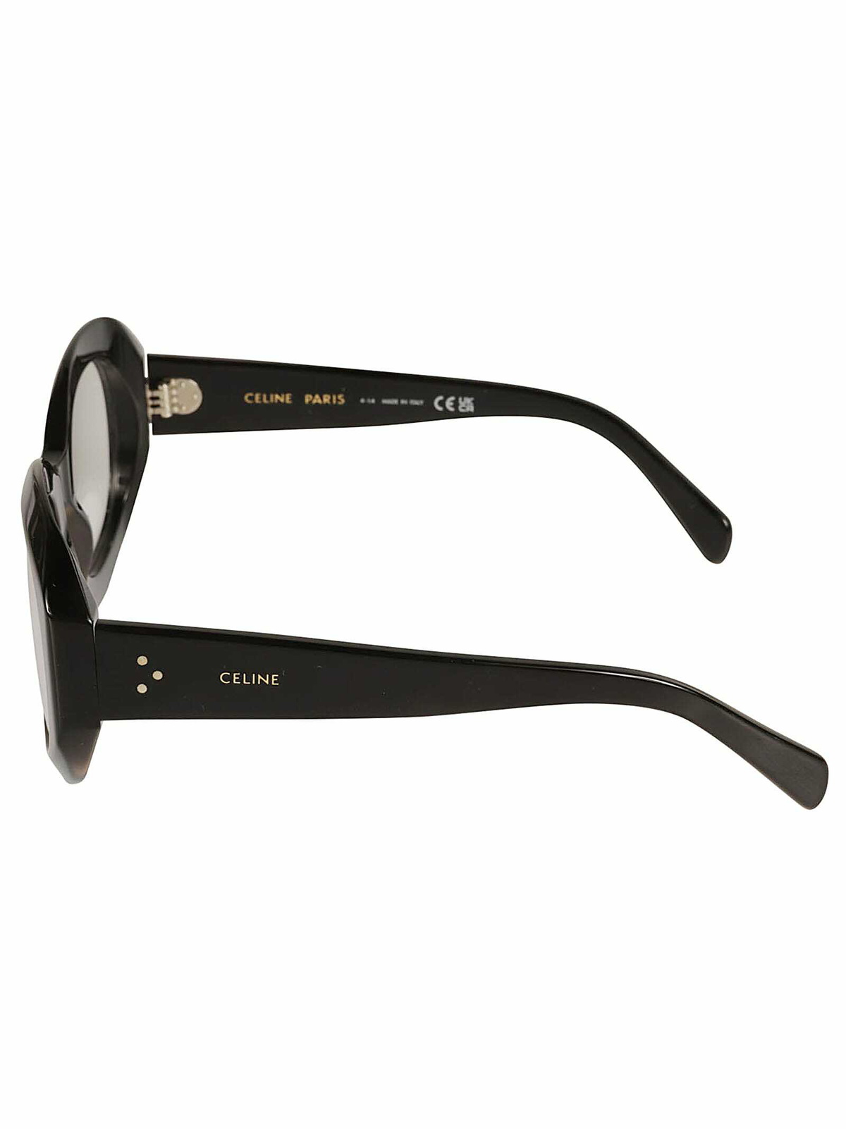 Celine Round Thick Logo Lens Frame Celine