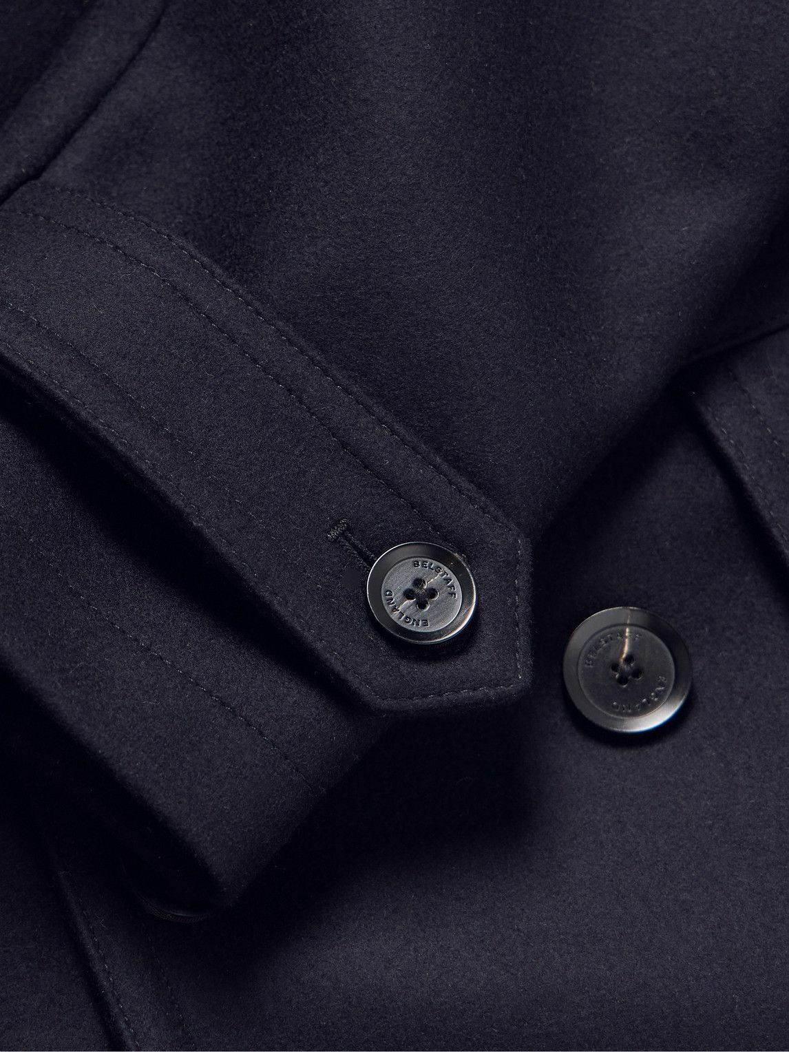 Belstaff - Milford Double-Breasted Wool-Blend Coat - Blue Belstaff