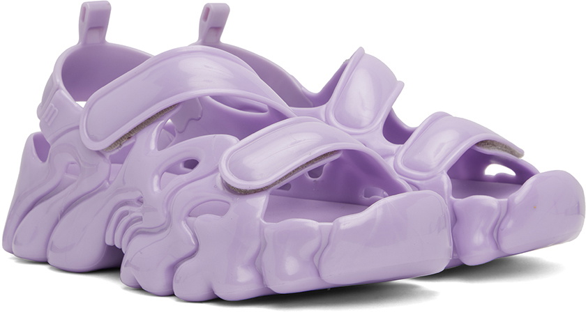 Collina Strada Purple Melissa Edition Puff Sandals Collina Strada