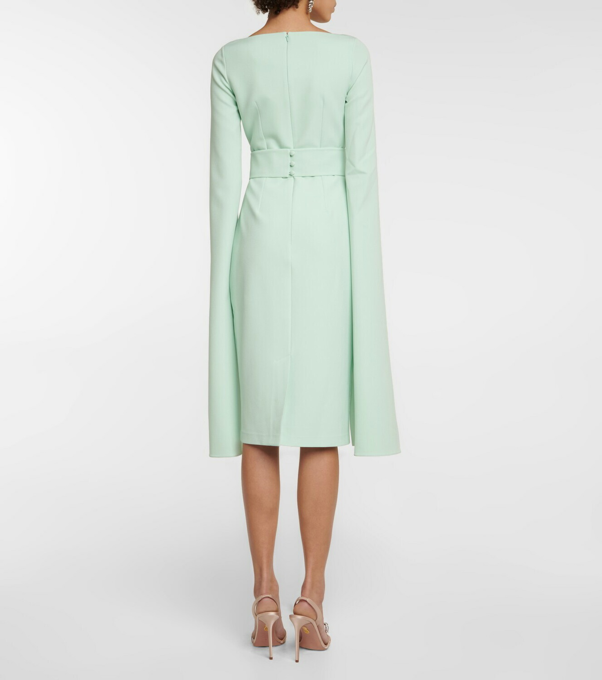 Safiyaa Crêpe midi dress Safiyaa