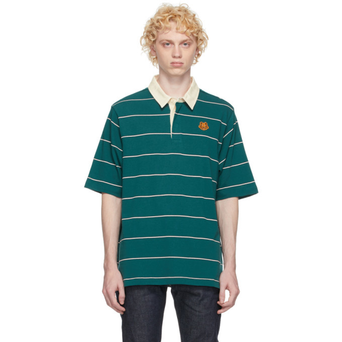 Kenzo Blue Seasonal Stripe Polo Kenzo
