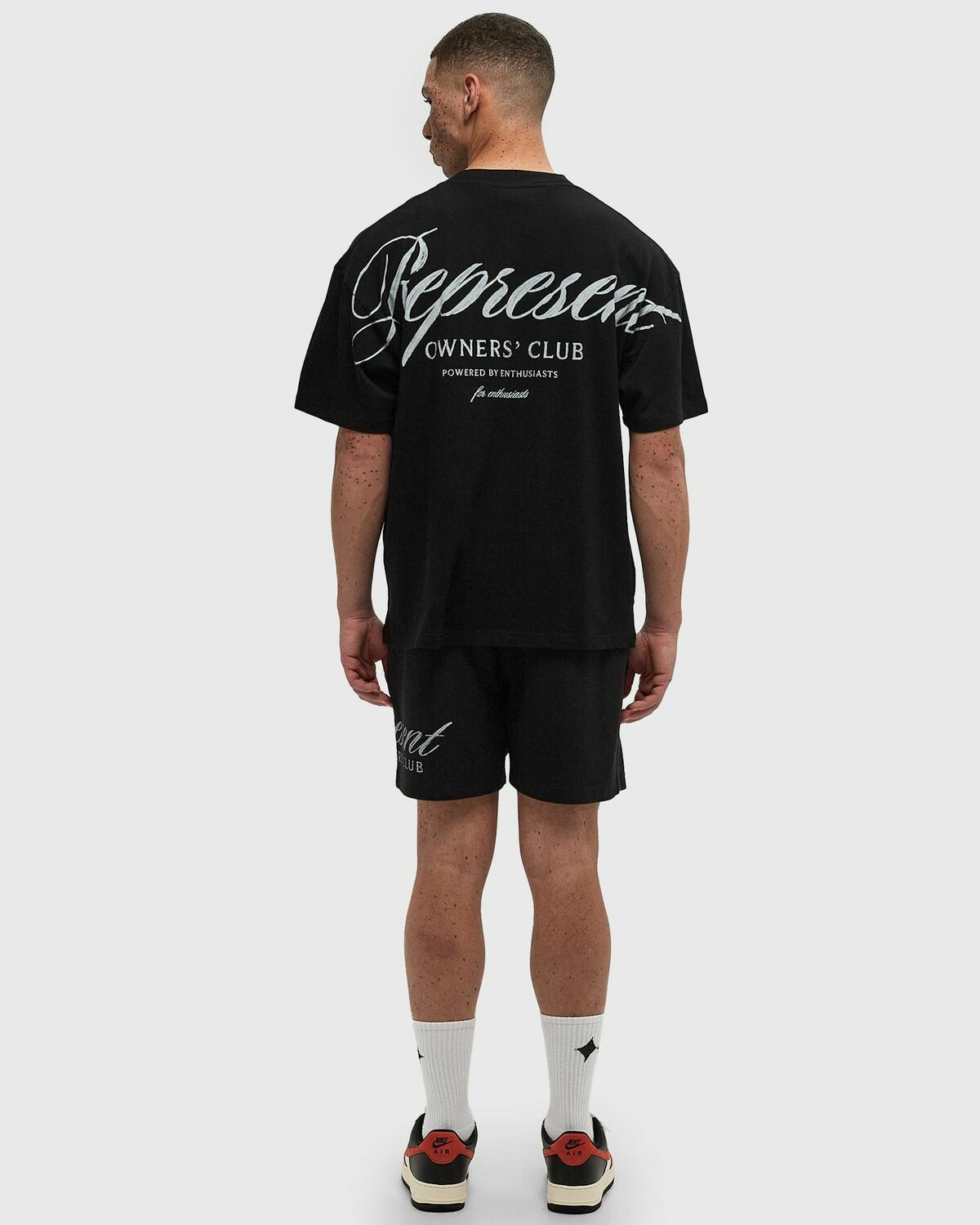 Represent REPRESENT OWNERS CLUB SCRIPT T-SHIRT Black Mens Shortsleefe ...