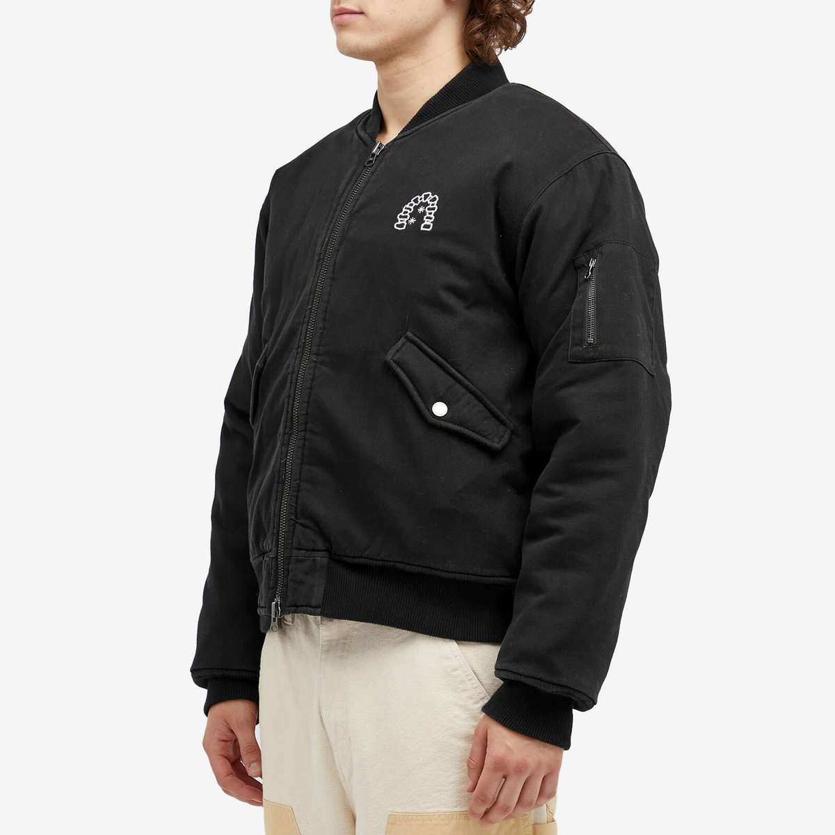 Heresy Men's Early Man Bomber Jacket in Ash Heresy