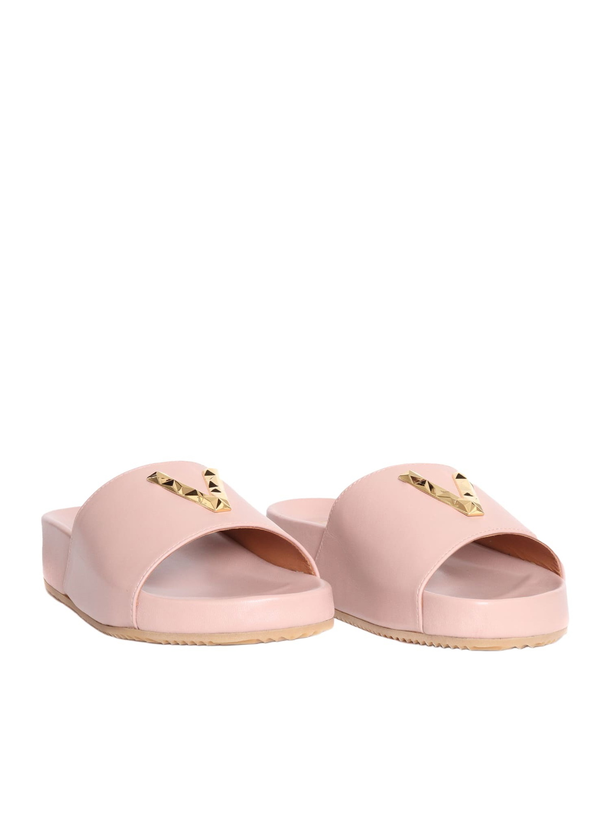 Via Roma 15 Jewel Pink Slippers Via Roma 15