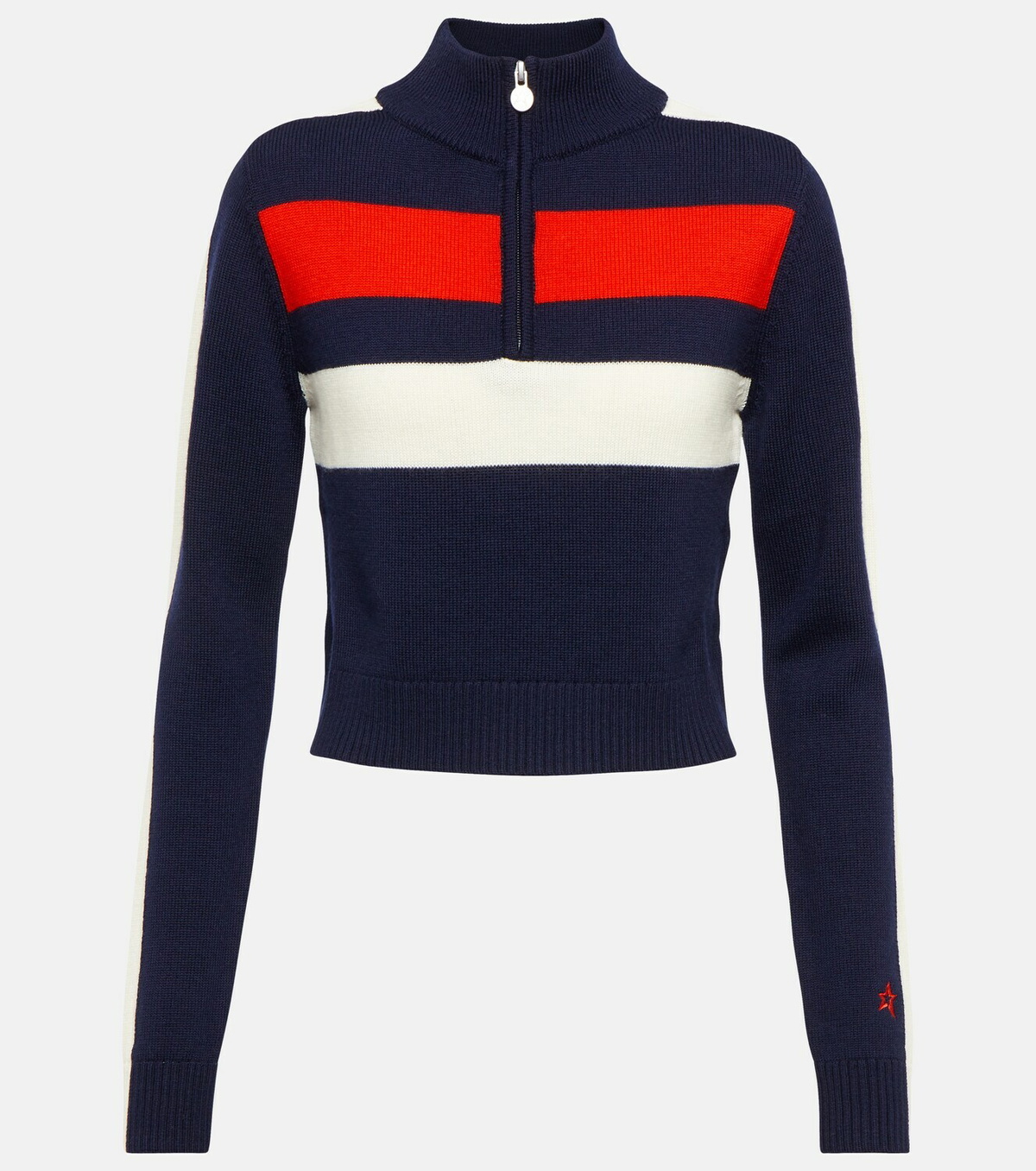 Perfect Moment Mania striped wool ski top Perfect Moment