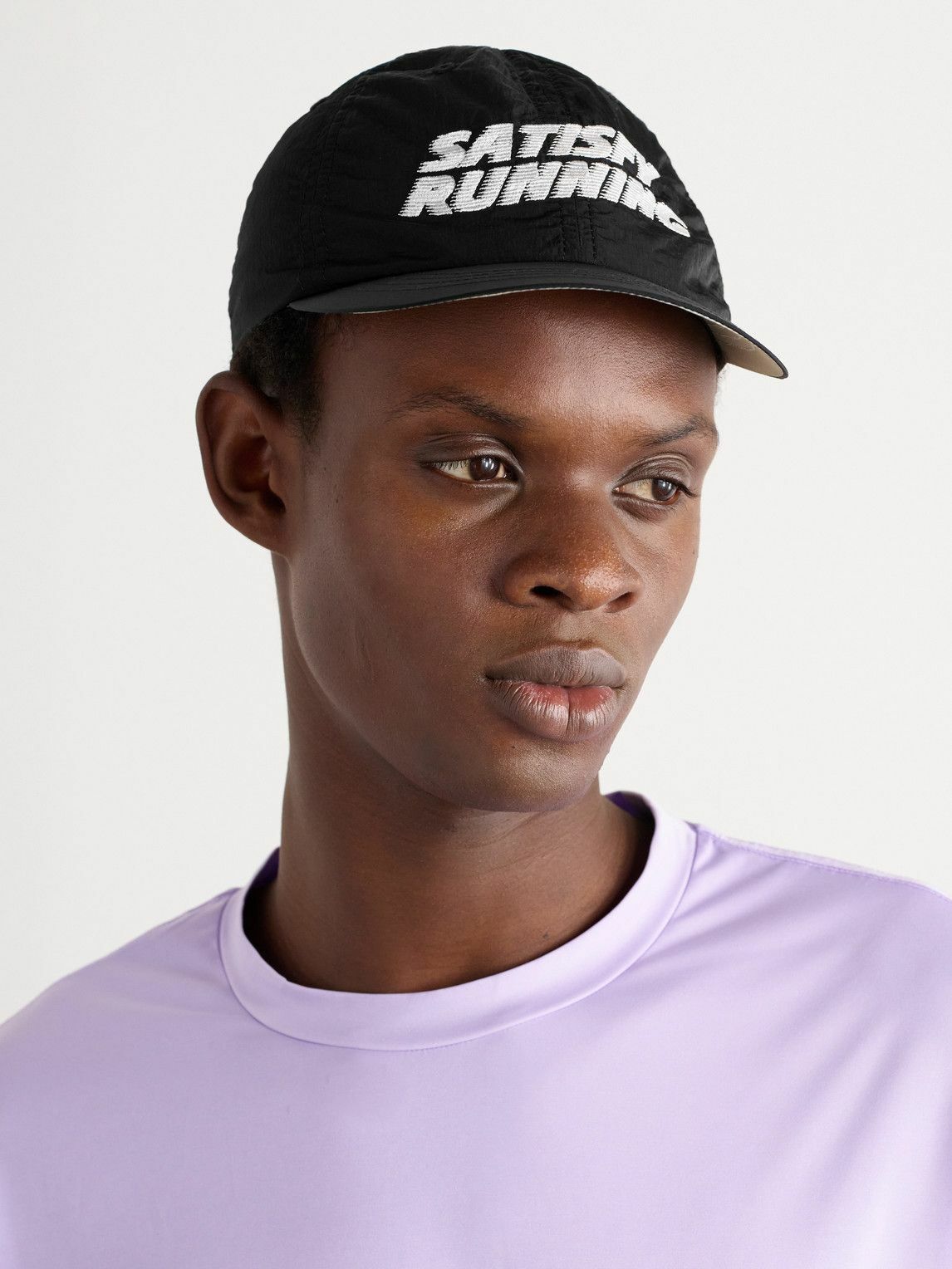 Satisfy - Logo-Embroidered FliteSilk™ Cap Satisfy