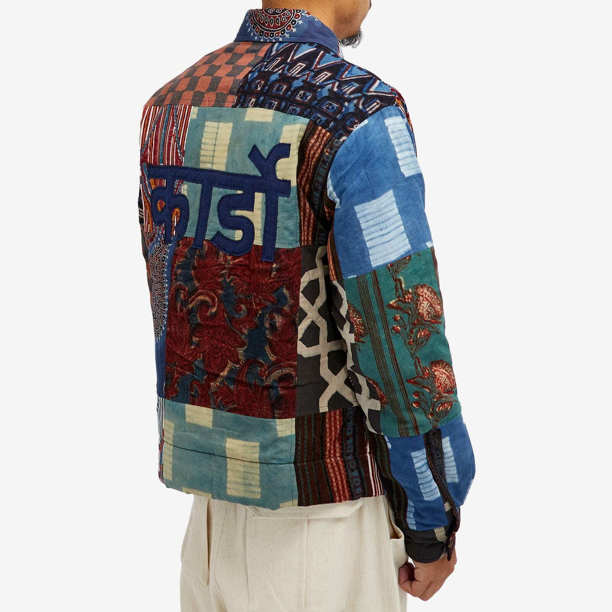 Kardo Men's Bodhi Patchwork Jacket in Multi Kardo