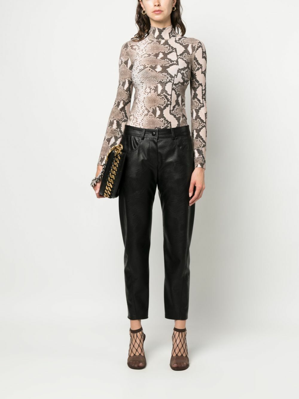 STELLA MCCARTNEY - Python Print Fluid Top Stella McCartney
