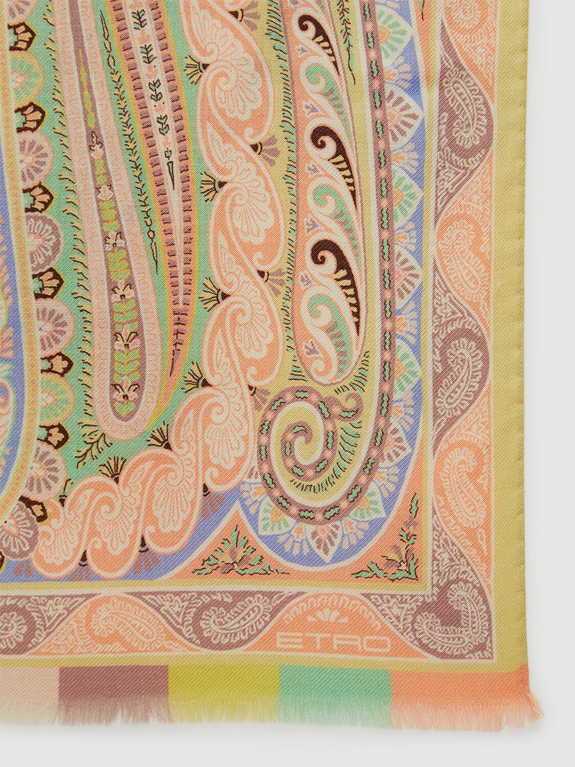 ETRO Tosca Wool & Silk Scarf Etro