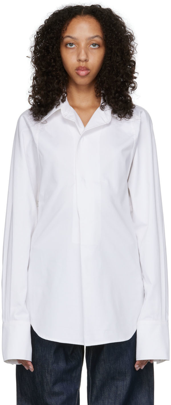 Bianca Saunders White Rowdy Shirt Bianca Saunders