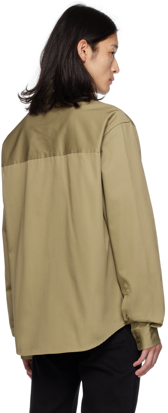 BOSS Khaki Button Shirt BOSS