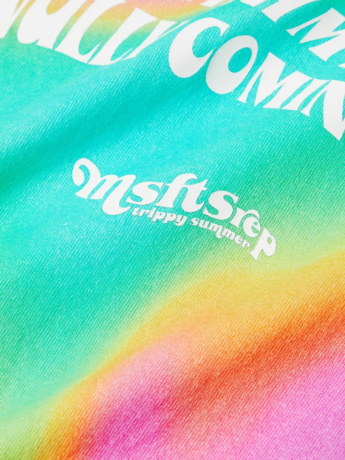 MSFTSREP - Printed Cotton-Jersey T-Shirt - Multi MSFTSrep