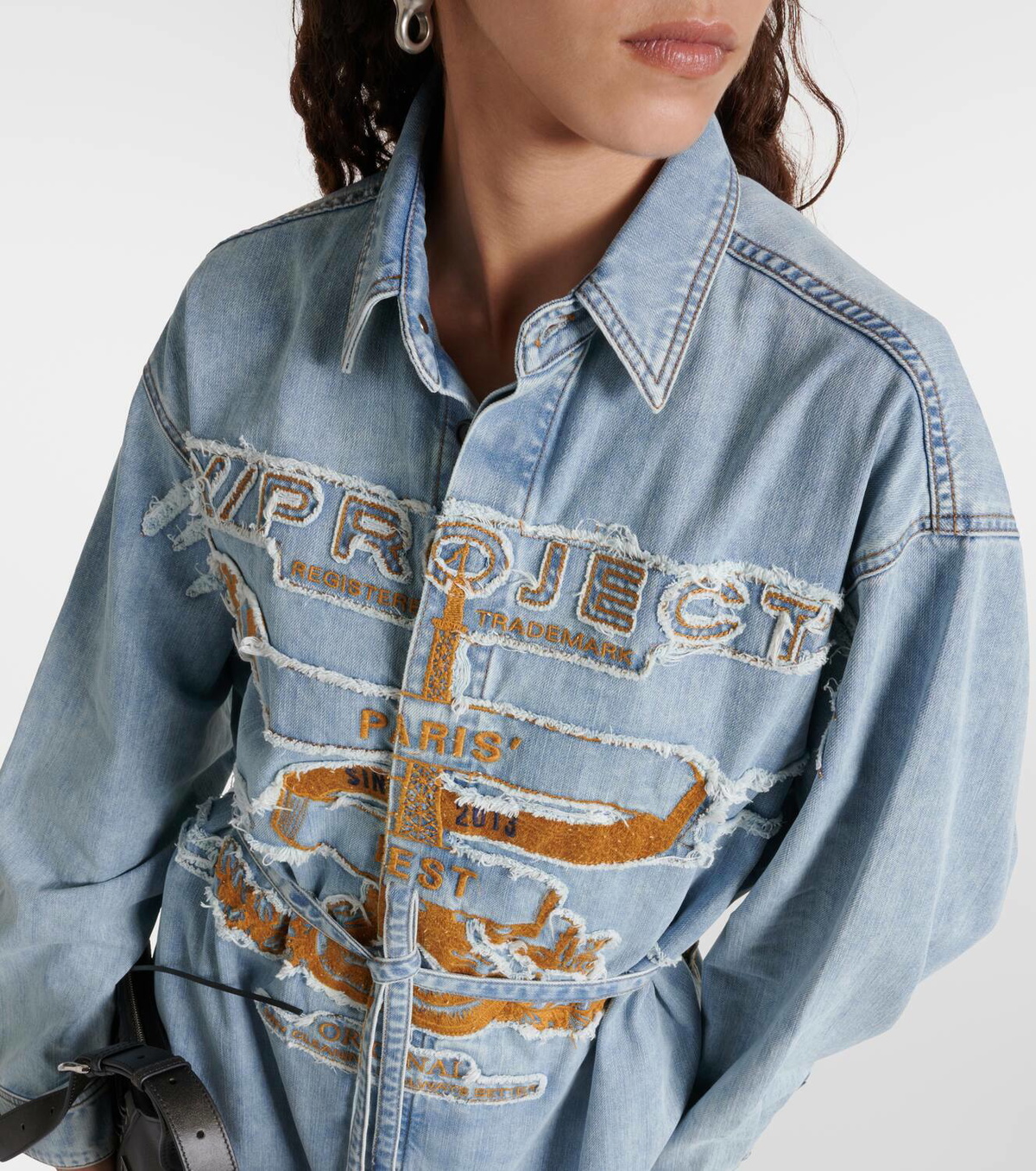 Y/Project Evergreen Paris' Best denim shirt dress Y/Project