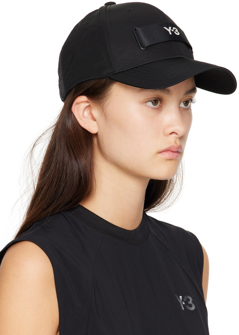 Y-3 Black Webbing Cap Y-3