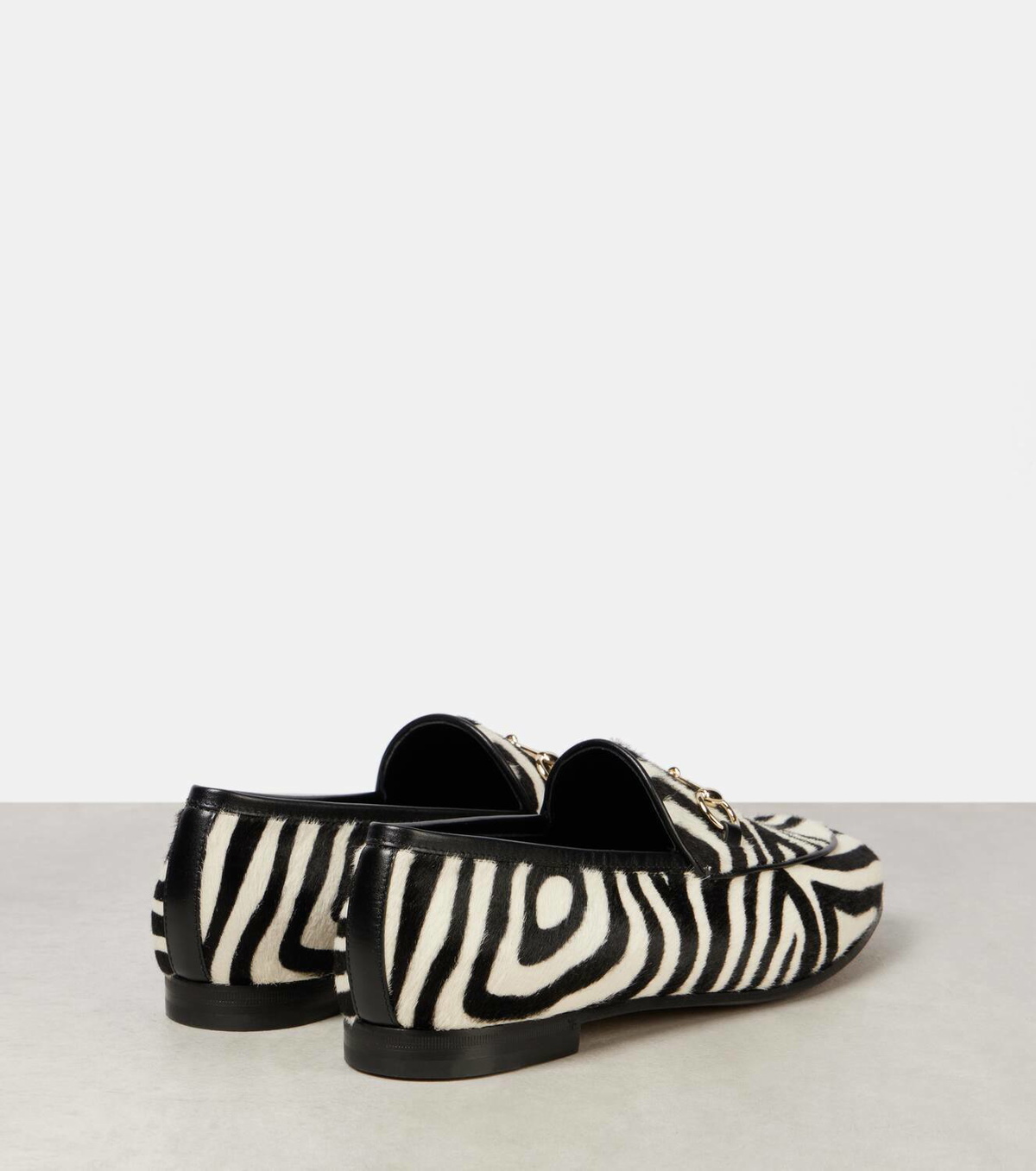 Gucci Horsebit zebra-print calf hair loafers Gucci