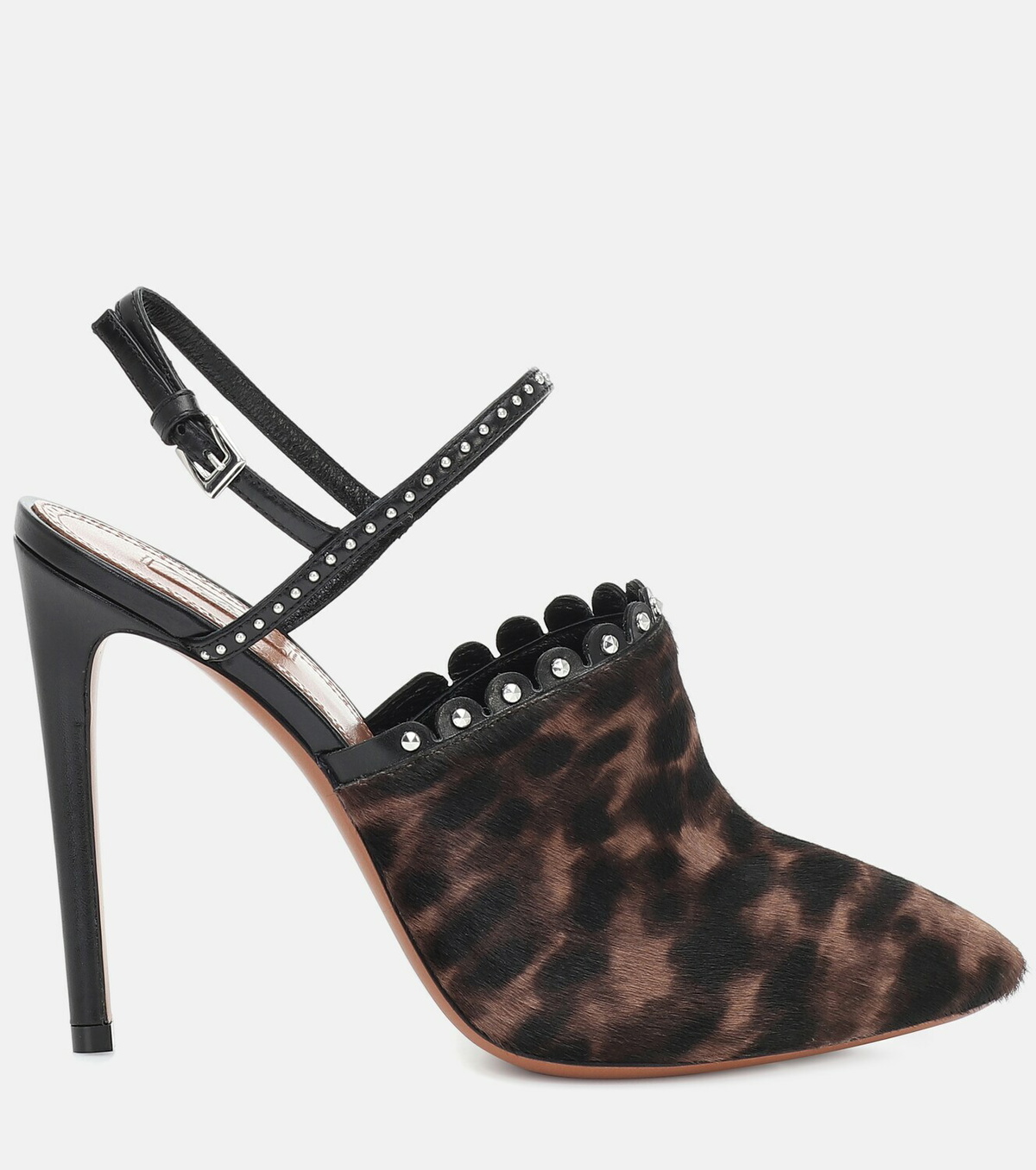 Alaïa Calf hair slingback pumps ALAÏA