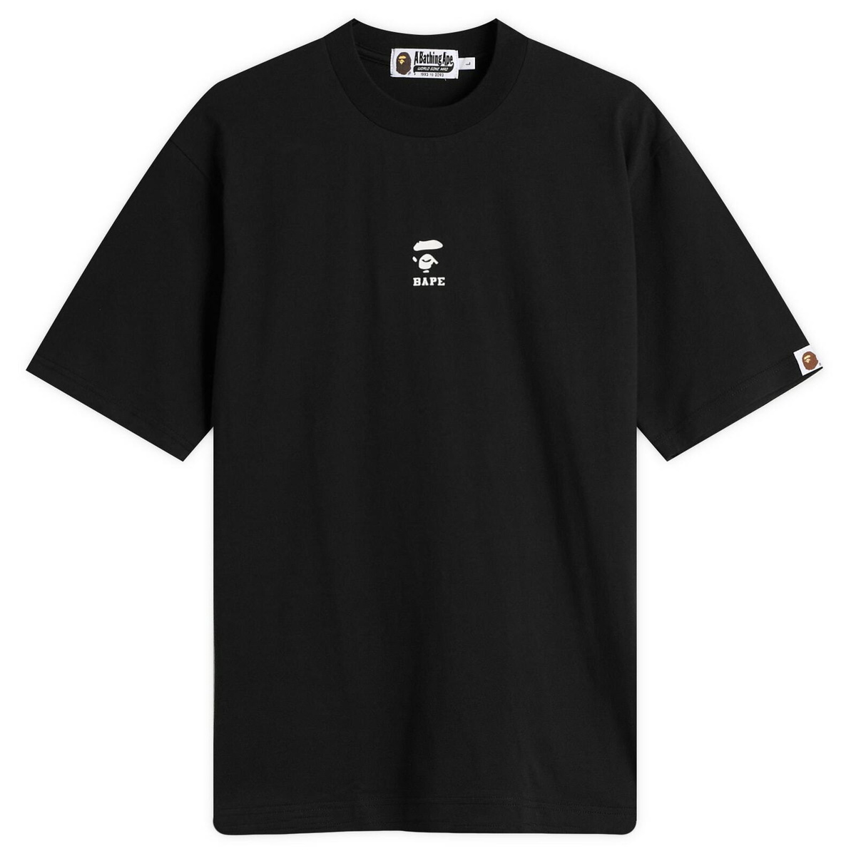 A Bathing Ape Men's Ape Face Shrunk T-Shirt in Black A Bathing Ape