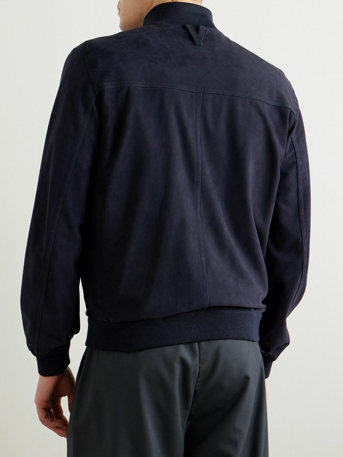 Valstar - Valstarino Suede Jacket - Blue Valstarino